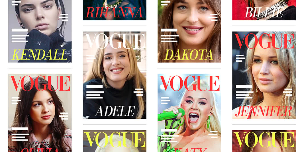 The Most Popular Vogue Cover Models | REVERSIBLE